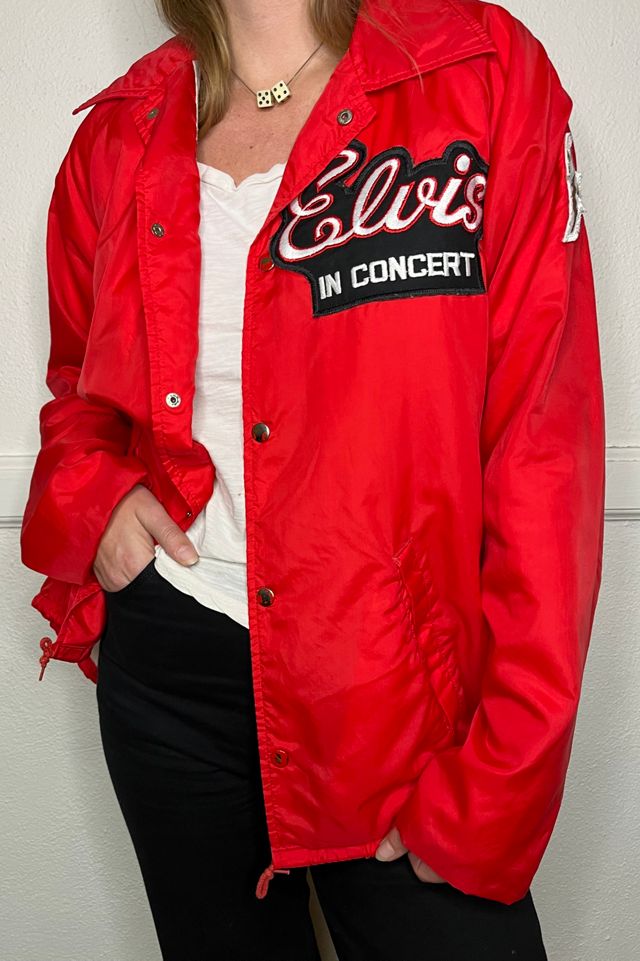 Vintage Elvis in Concert Roadie Jacket Selected by Wax Plant | Free People