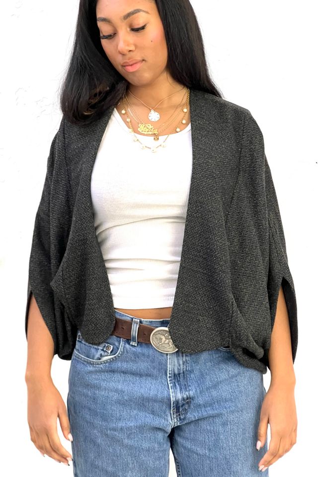 Vintage Wool Jeanne Scannel Kimono Cacoon Jacket Selected by Anna ...