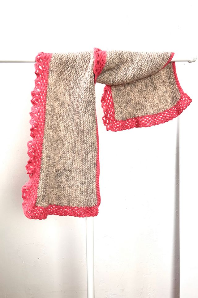 Vintage Top Shelf Hand Crochet Wool Scarf Selected by Anna Corinna ...