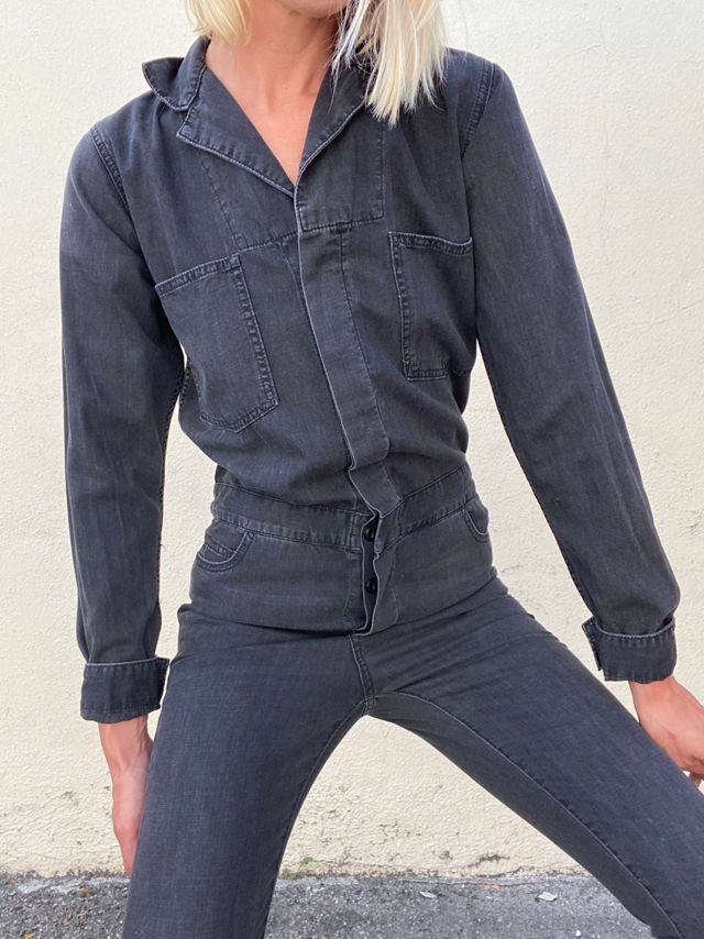 6397 Black Cotton Jumpsuit Selected by The Curatorial Dept. | Free People