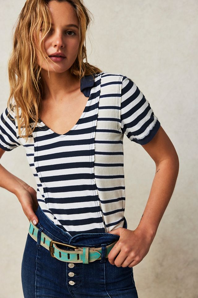 Stripe Up Your Life Tee | Free People
