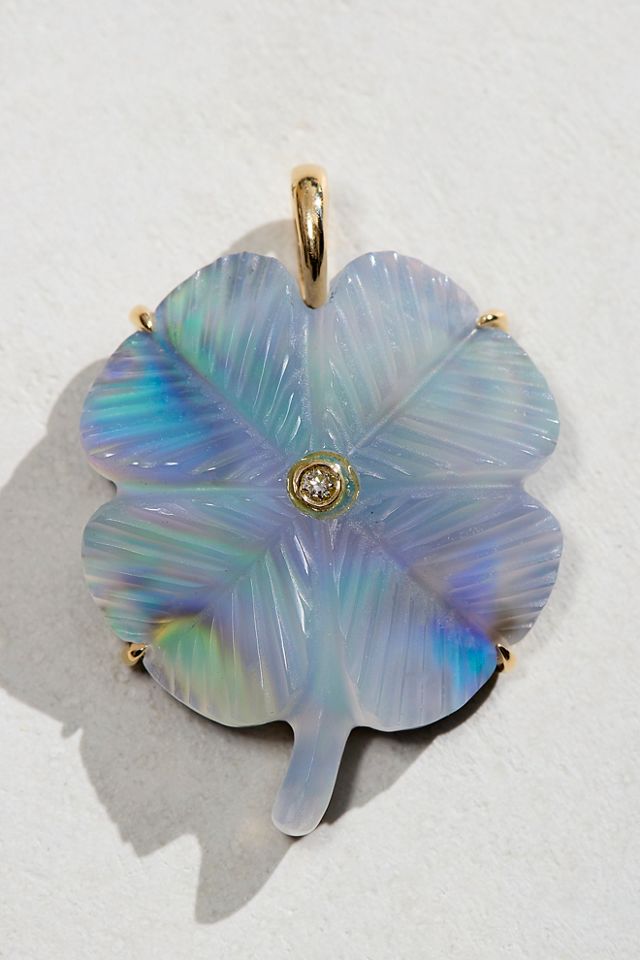 Maura Green Clover Charm | Free People