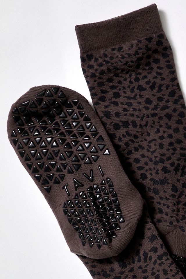 Jess Dusk Lynx Grip Socks | Free People