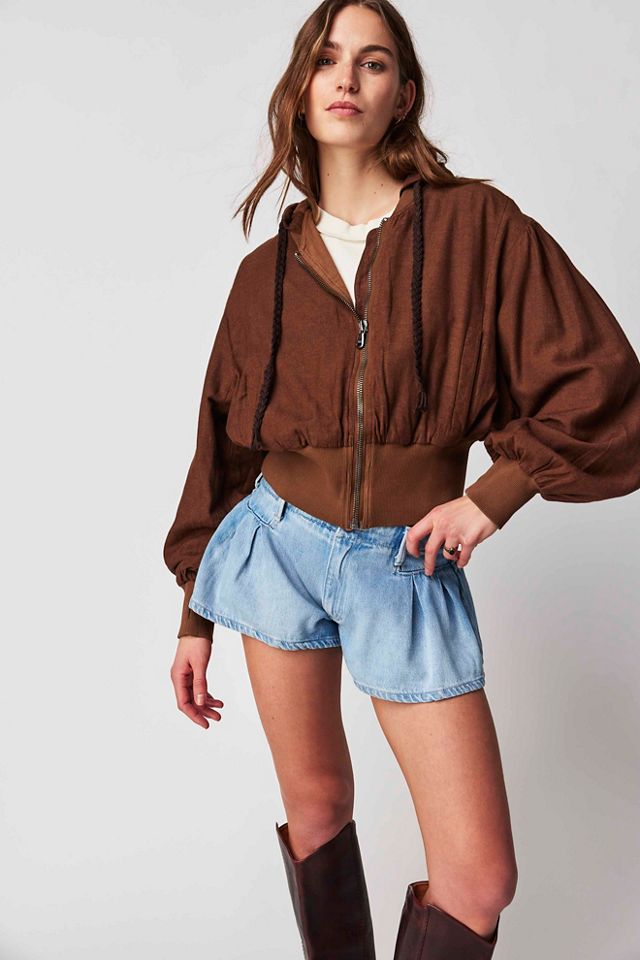 We The Free Hannah Beach Bomber Jacket | Free People UK