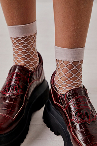 All Net Glitter Ankle Socks | Free People