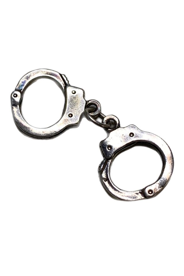 1980s Vintage Sterling Silver Handcuff Charm Selected by Lux Revival ...