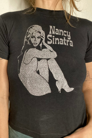 Y2K Glitter Nancy Sinatra Tee Selected by Cherry | Free People