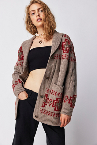 Pendleton Jace Cable Cardi | Free People