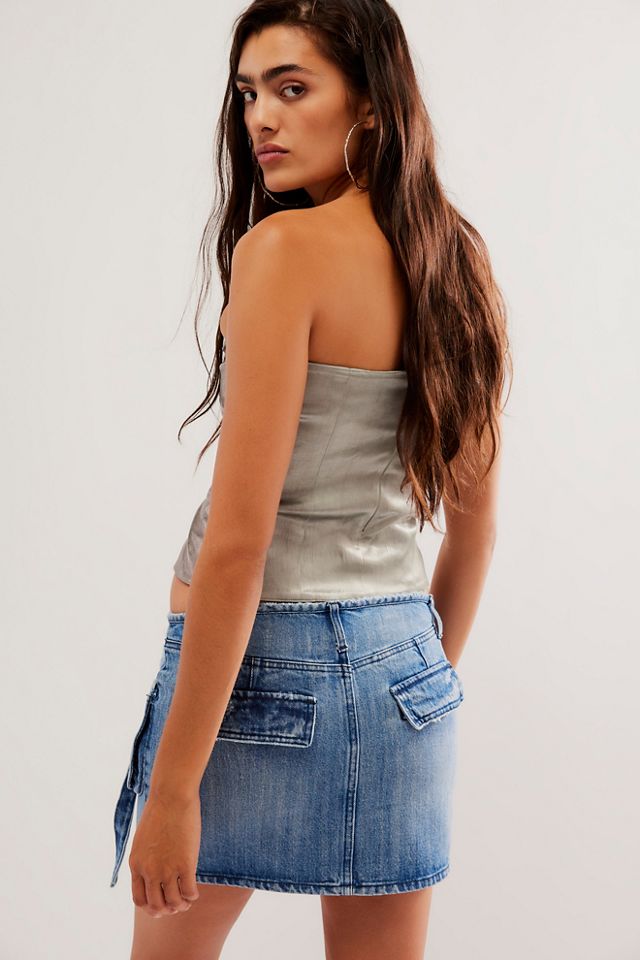 Retrofete Cyann Denim Skirt | Free People