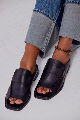 Lottie Peep Toe Loafers | Free People UK