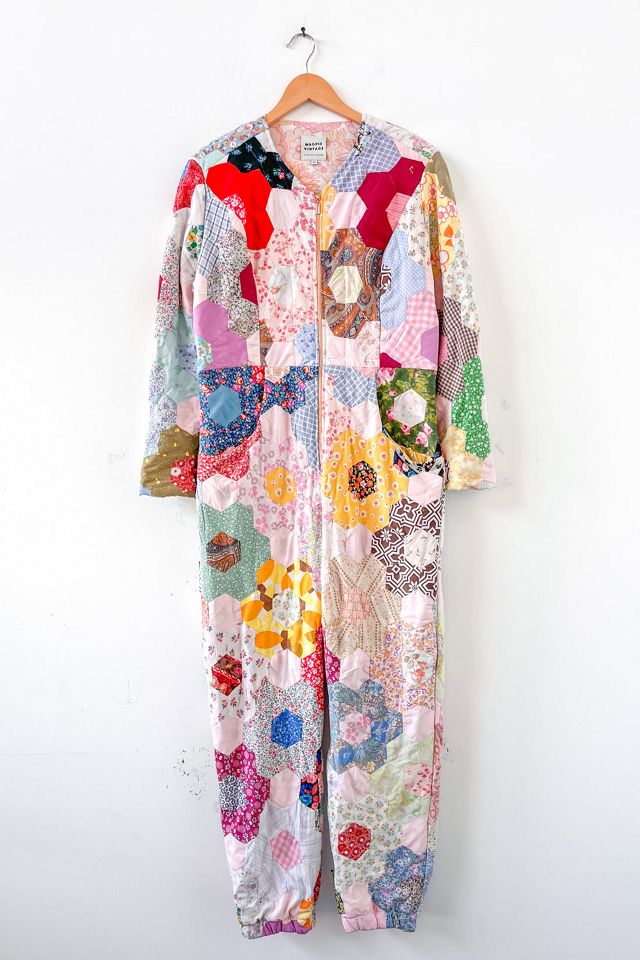 Magpie Vintage Stella Patchwork Flower Boilersuit | Free People