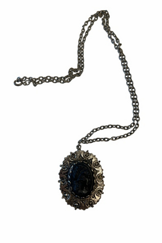 Vintage Black Cameo Necklace Selected by Personal Choice | Free People