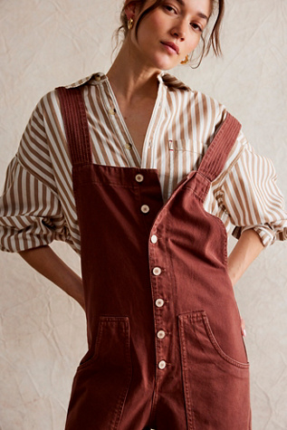 We The Free Fields Of Flowers Wide-Leg Overalls | Free People UK