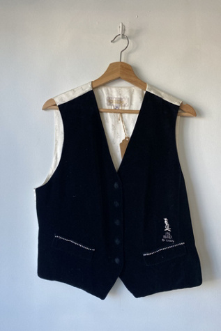 Vintage Iceberg Pink Panther Velvet Vest Selected by The Curatorial ...