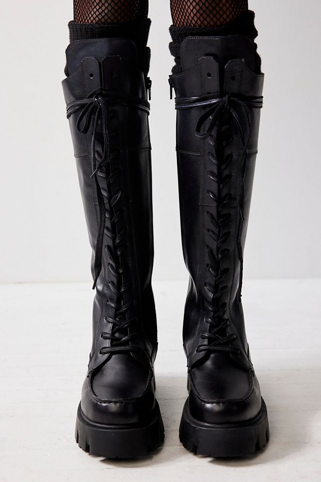 Jones Tall Lace Up Boots Free People Uk