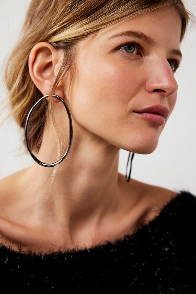 Oval Oversized Hoops | Free People