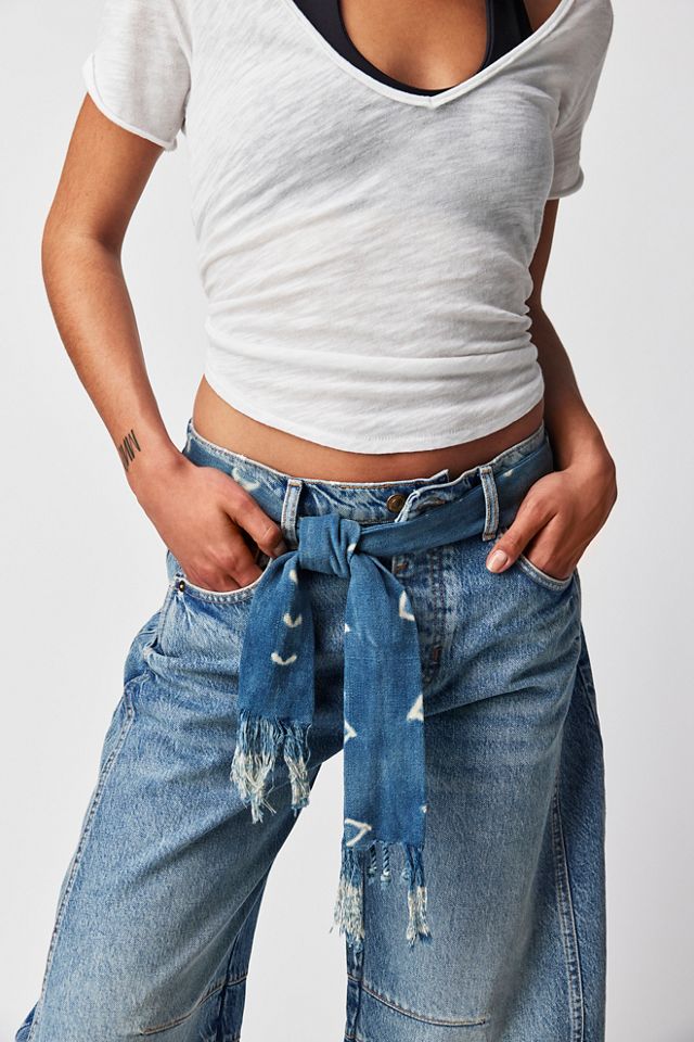 Jenna Bee Indigo Wrap Belt | Free People UK