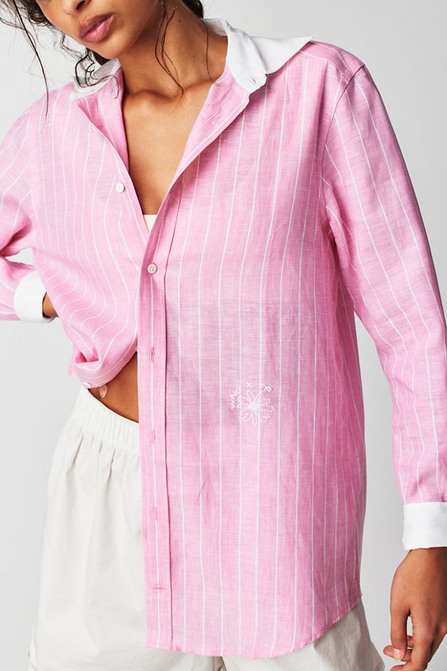 With Nothing Underneath Boyfriend Body Top | Free People UK