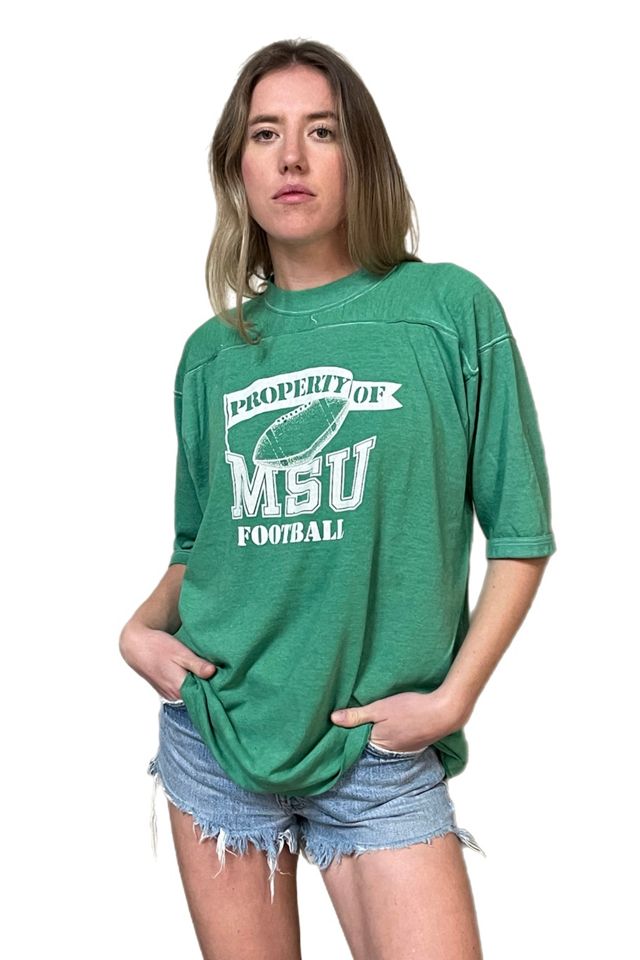 1980's Michigan State Football T-Shirt Selected By Villains Vintage ...