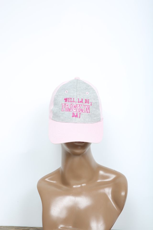 Pink Baseball Cap with embroidered Well La De Frickin Da Selected by ...