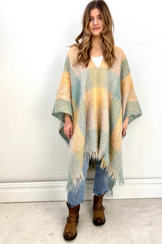 Anna Corinna Wooly Blanky Poncho Top | Free People