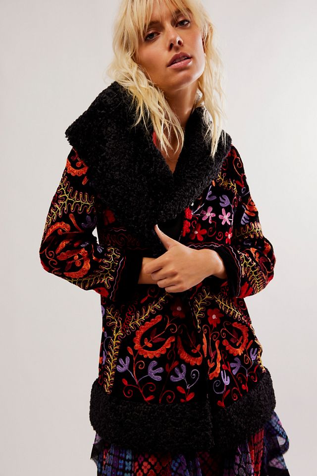 Tach Tila Embroidered Jacket | Free People