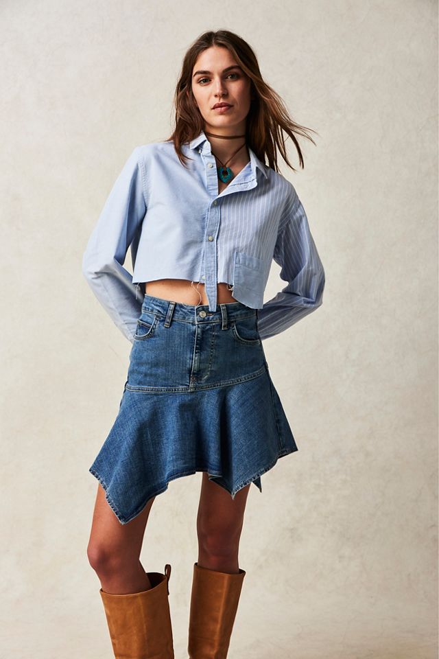 Mixed Up Stripe Shirt | Free People UK