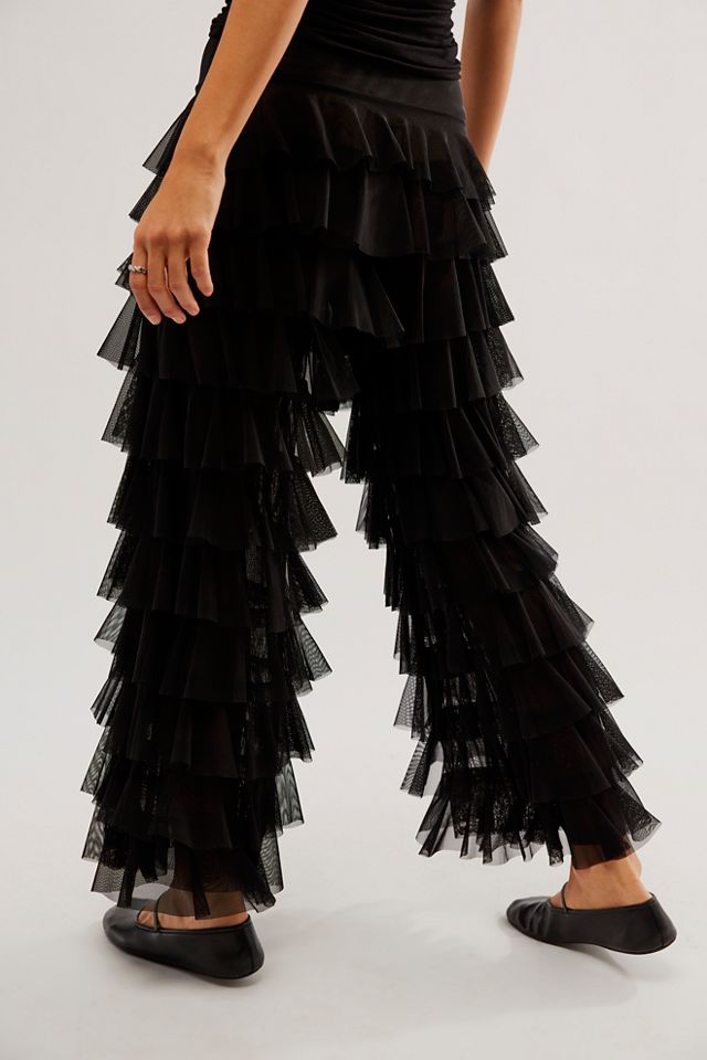 Wide Leg Ruffle Pant | Free People