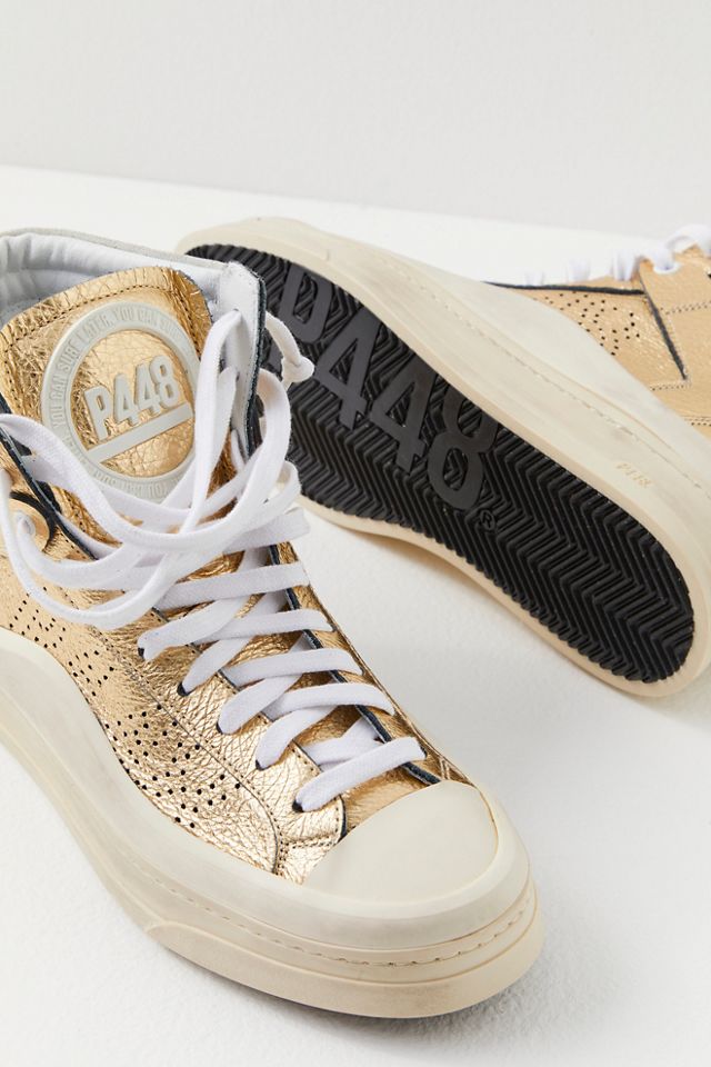 She's So Golden Hi Top Sneakers | Free People