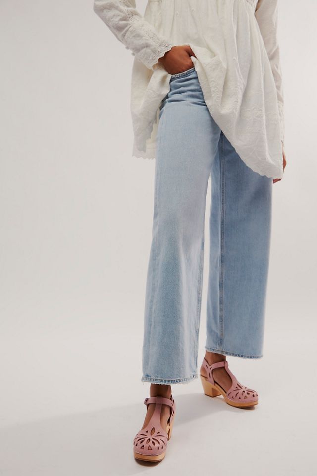 Swedish Hasbeens Lacy Clogs | Free People