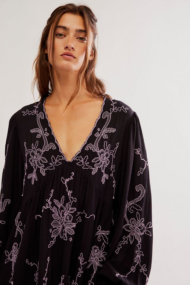 Estella Embroidered Mini Dress | Free People