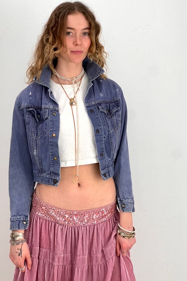 Vintage Perfectly Worn Demi Jean Jacket Selected by Anna Corinna | Free ...