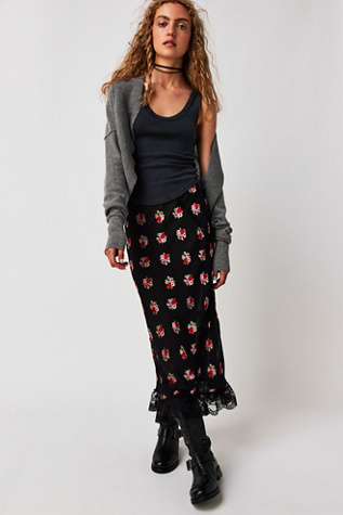 Anna Sui Rosie Posie Skirt | Free People