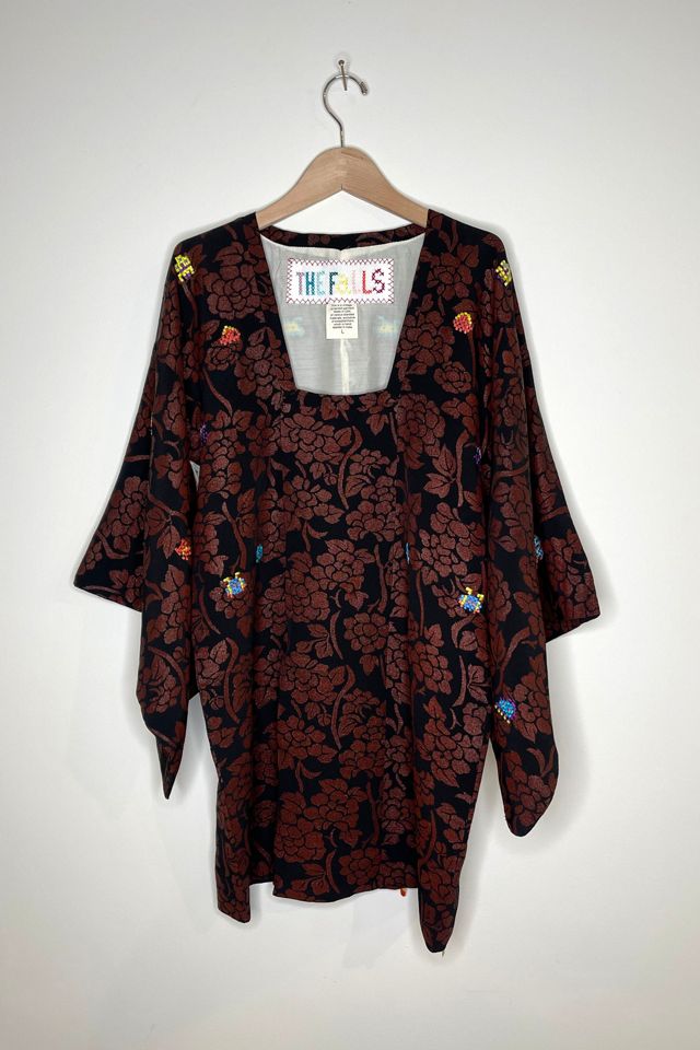 "Space Invaders" Floral Jacquard Haori Selected by The Falls | Free People