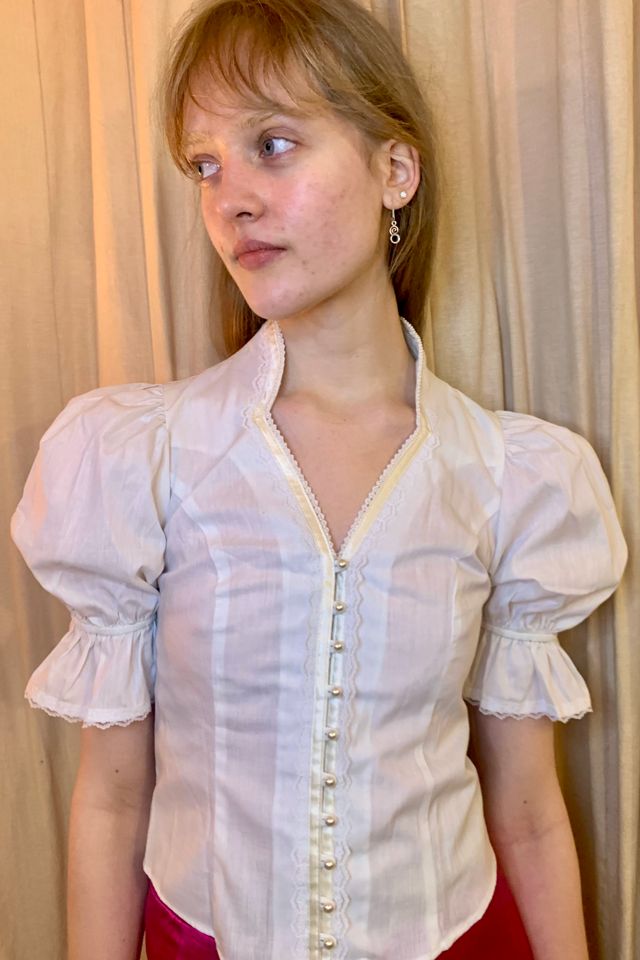 Vintage Jessica’s Gunnies Blouse Selected by Nomad Vintage | Free People
