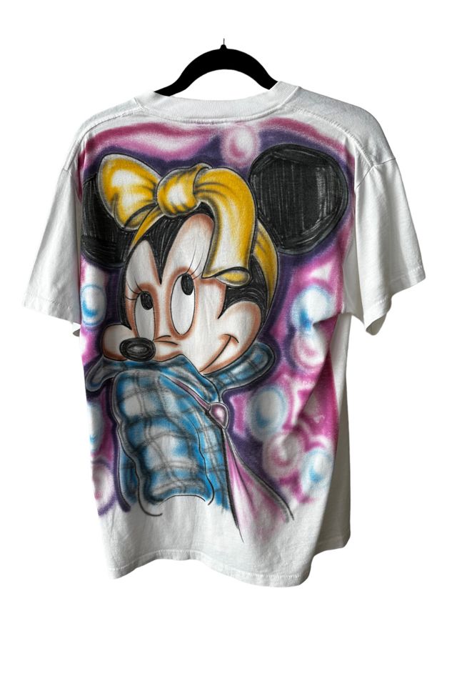 Vintage 1990's Air Brushed Mini Mouse T-shirt Selected by Vintage ...