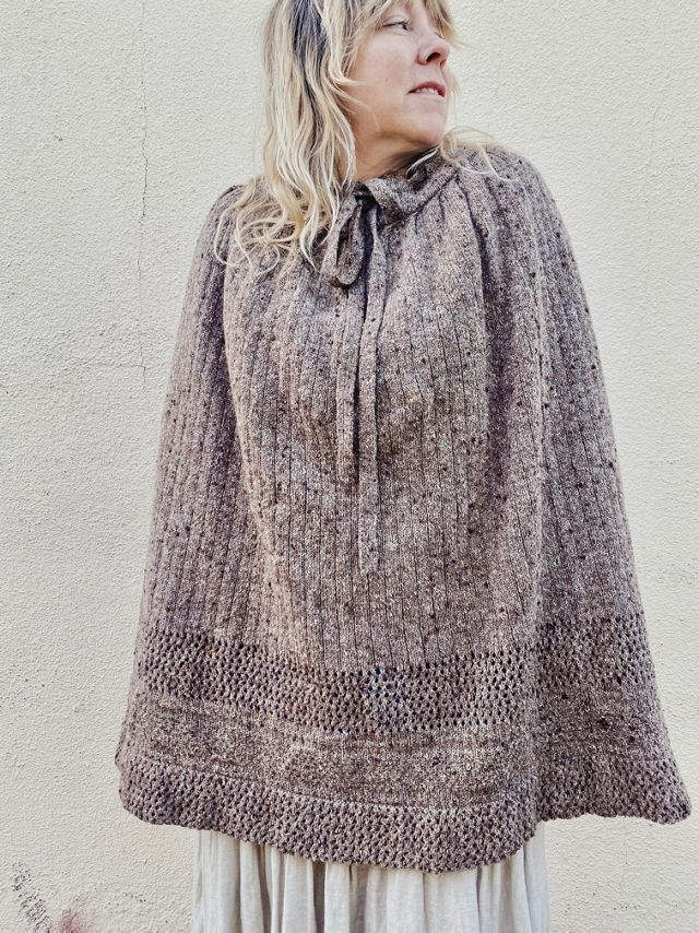 Emmanuelle Khanh Knit Wool Poncho Selected by The Curatorial Dept ...