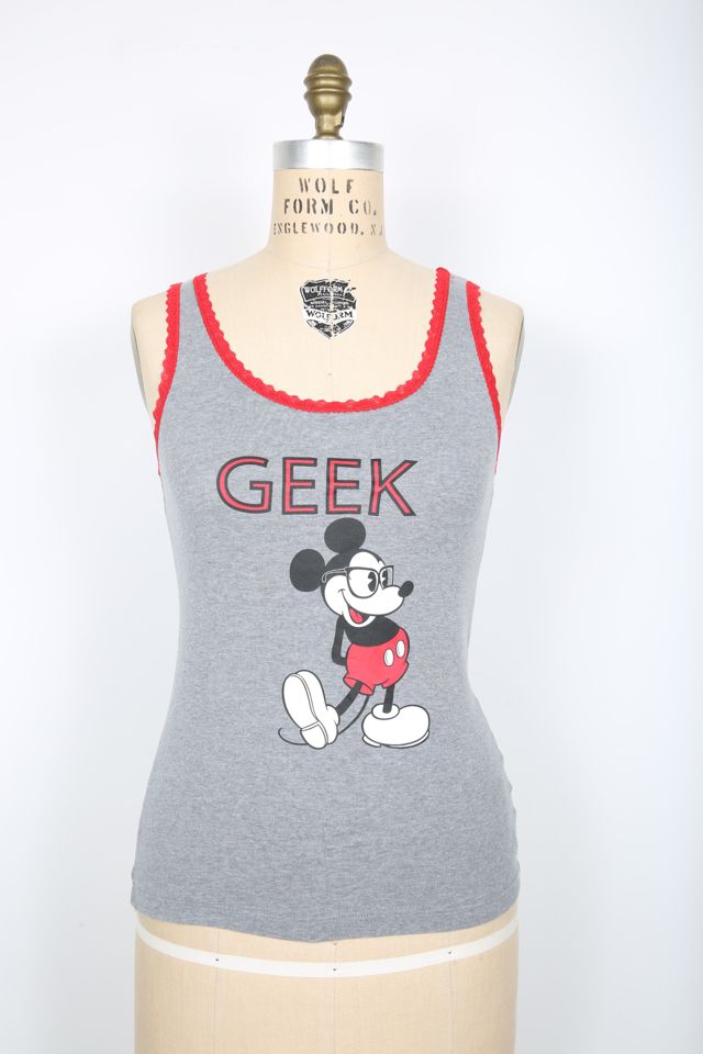 Mickey Mouse Geek Tank Top Y2K Selected by Love Rocks Vintage | Free People