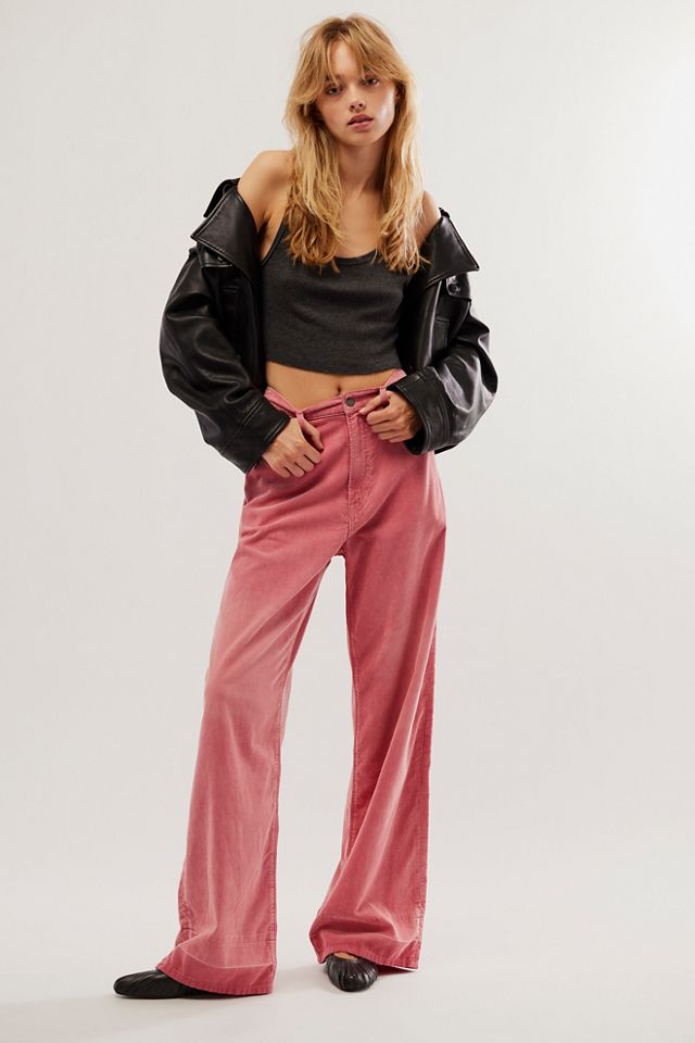 Denimist Teri Cord Wide Leg Jeans Free People Uk