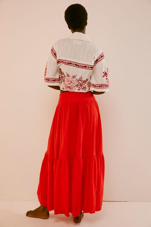 Island Girl Maxi Skirt | Free People