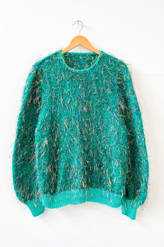 Vintage Hand Knitted Rag Thread Jumper by Magpie Vintage | Free People