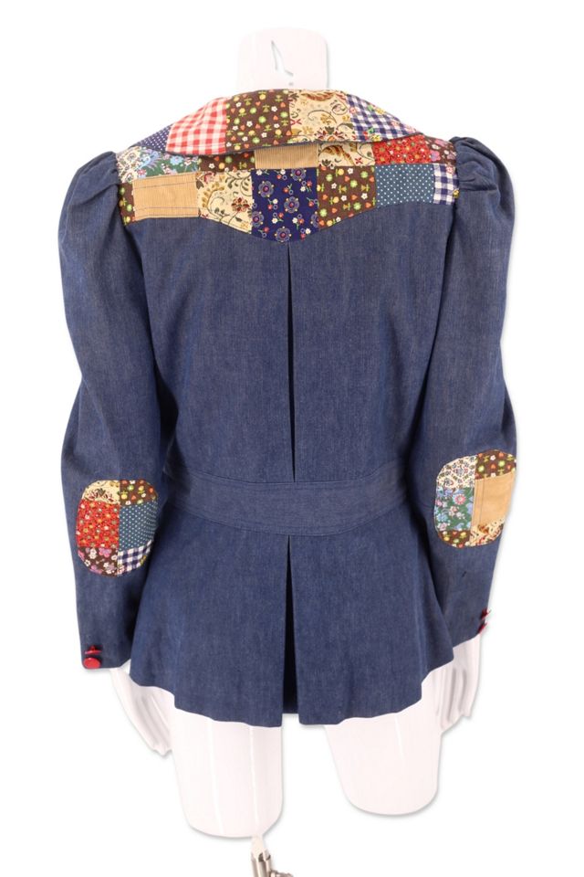 1970s Patchwork Applique Denim Blazer Selected By Ritual Vintage | Free ...