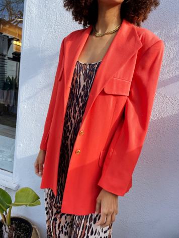 90s Escada Orange Blazer Selected by Madly Vintage | Free People