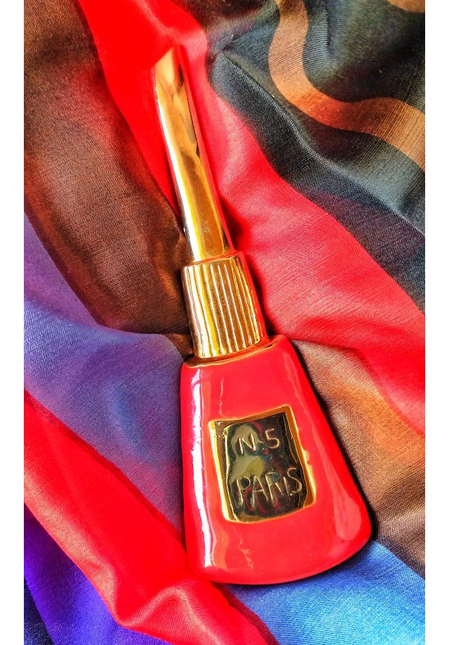 Vintage 1980's Nail Polish Pin Selected Selected by Garbage Soup | Free ...