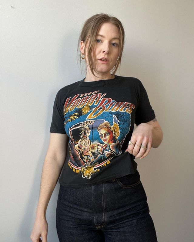 1980's Vintage Moody Blues Band T Shirt Selected by Honey Cycle Vintage ...