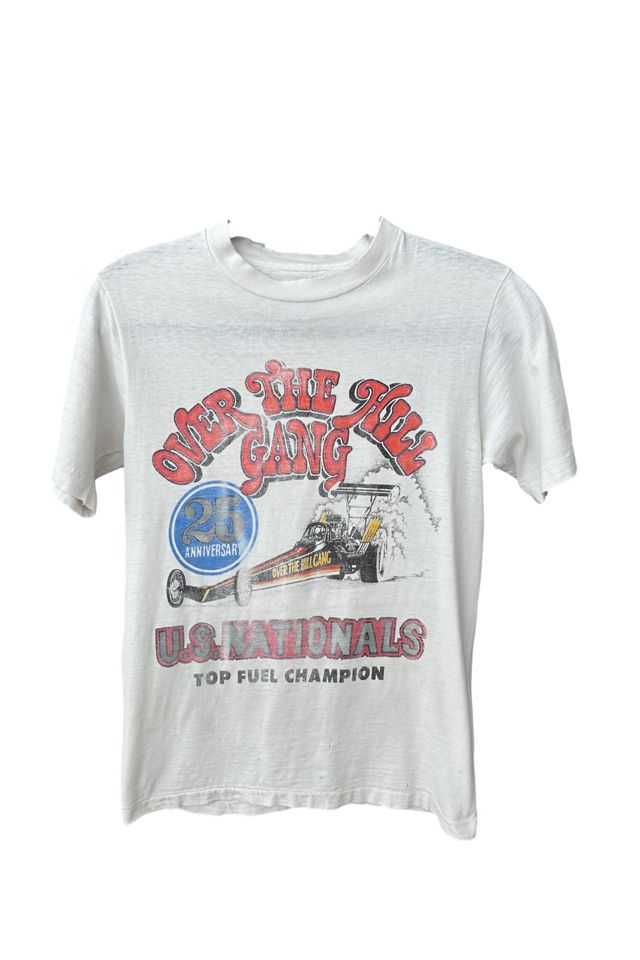 Vintage 1970's Over The Hill Gang Drag Racing T-shirt Selected by ...