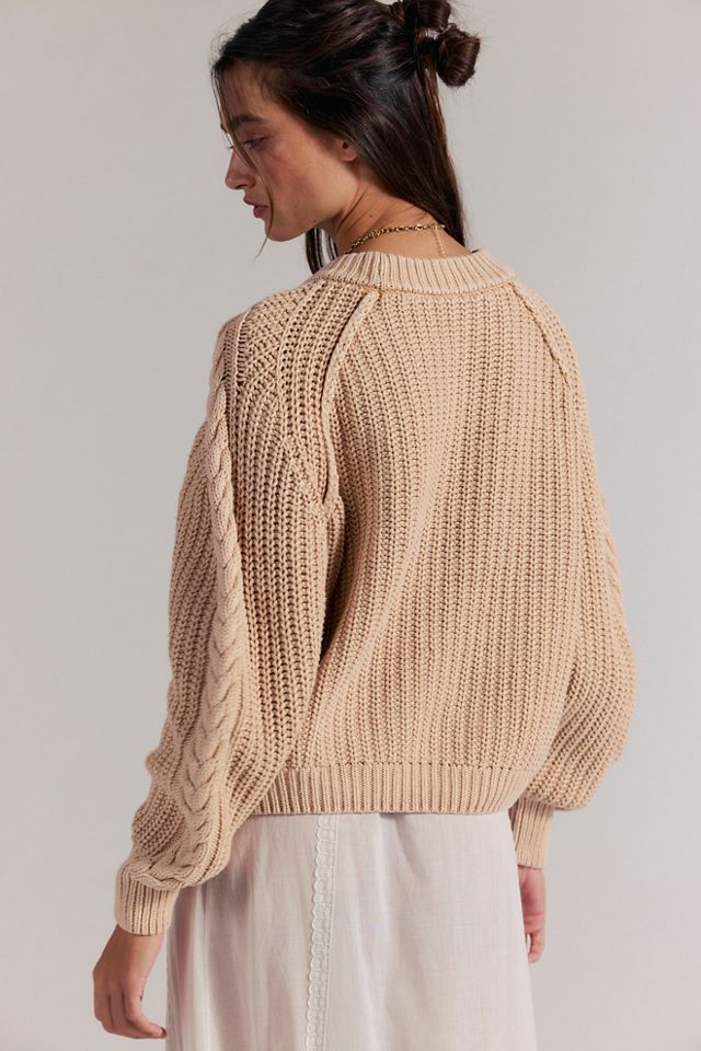 Frankie Cable Knit Sweater | Free People