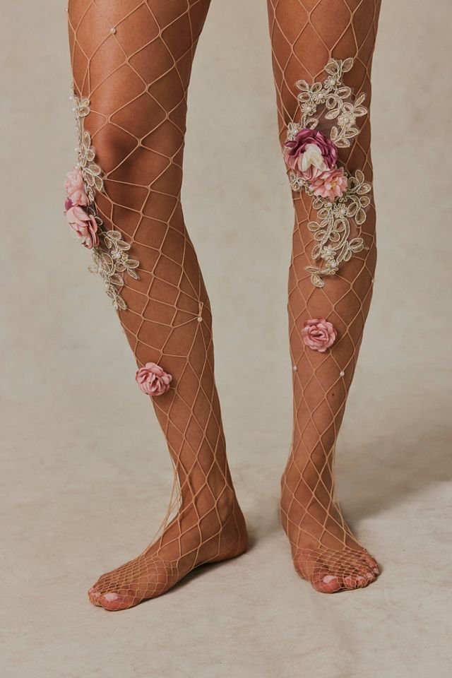 Abundant Elegance Fishnet Tights | Free People