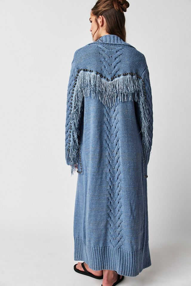 Understated Leather Rodeo Studded Sweater Trench Coat | Free People