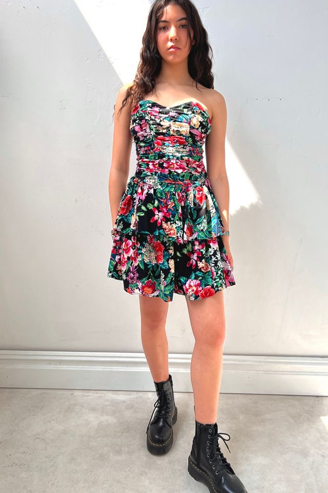 Vintage Ralph Lauren Patchwork Stripes Mini Dress Selected by Anna ...